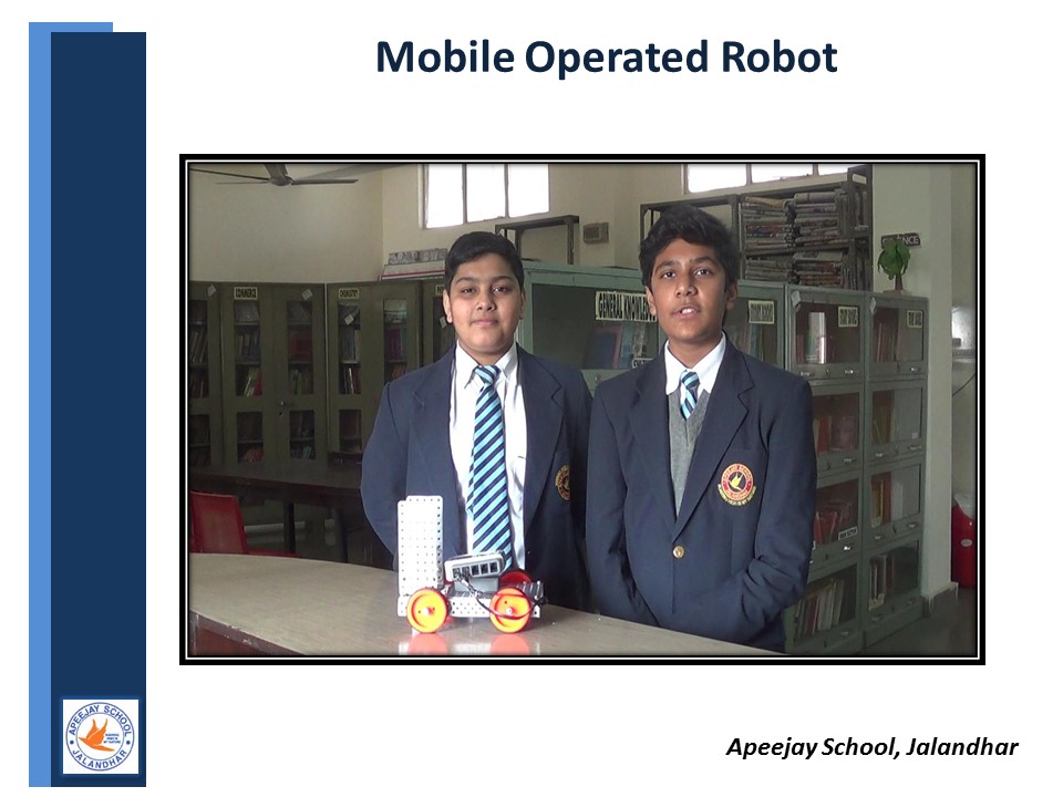Mobile Operated Robot - Avishkaar Project